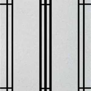 Stained Glass Window Film Door Sticker Black Paint Frosted Static Cling ...