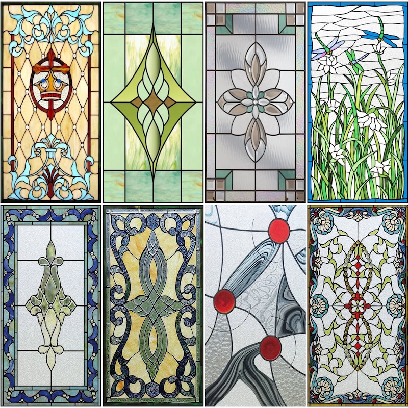 Painted Glass Windows - Etsy