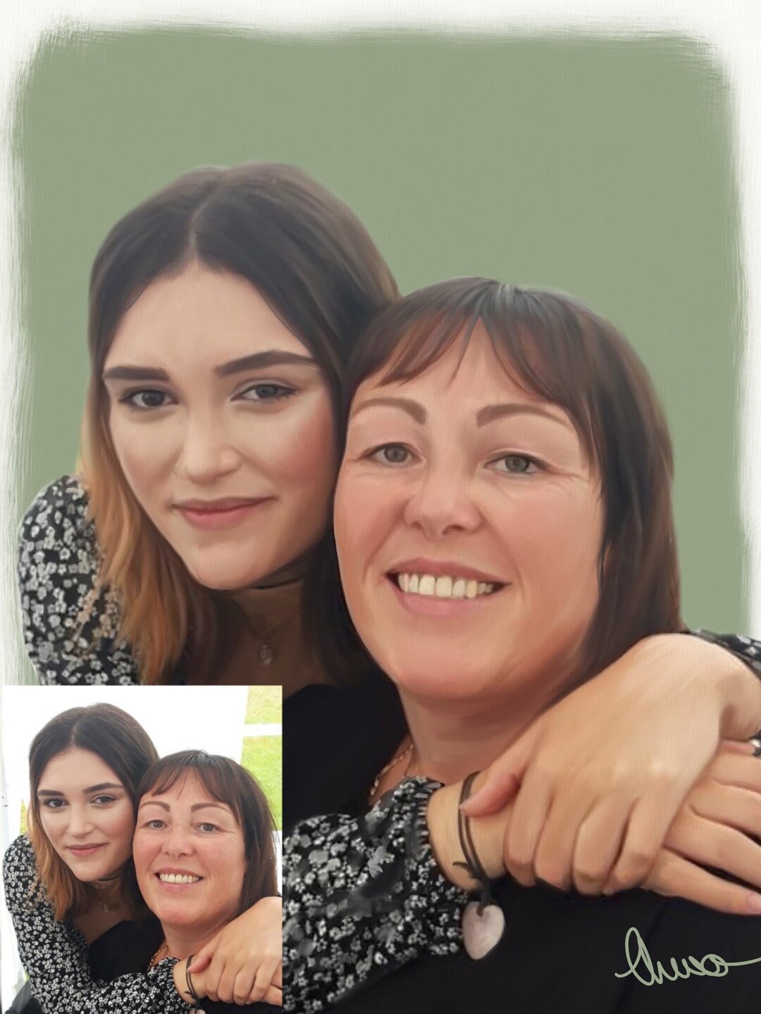 Personalised Portrait, Custom Digital Painting, Paintings From Photo ...
