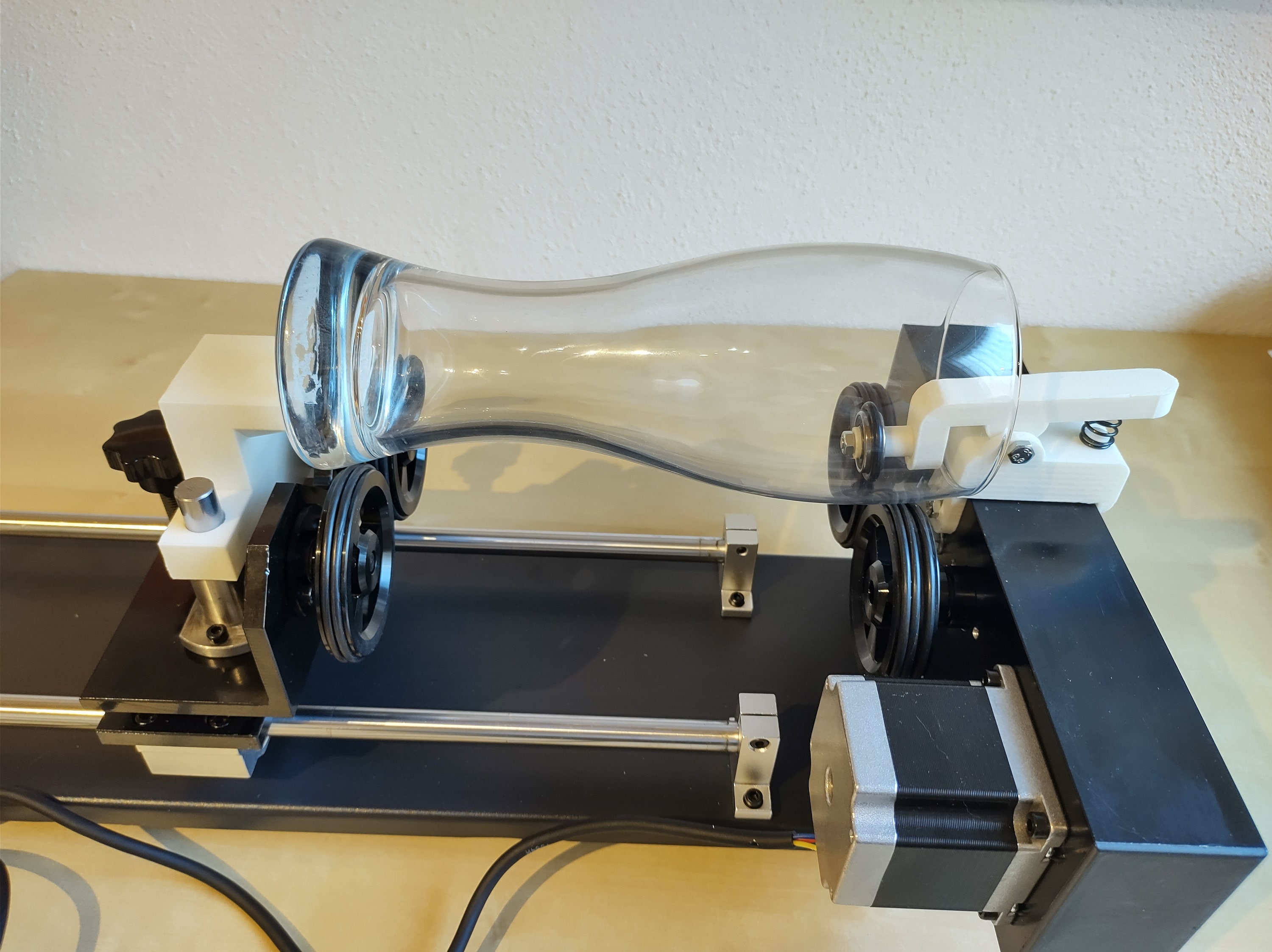 Clamp System for Lasercutter Rotary (omtech LRA-GL49) (STL Files) - Etsy