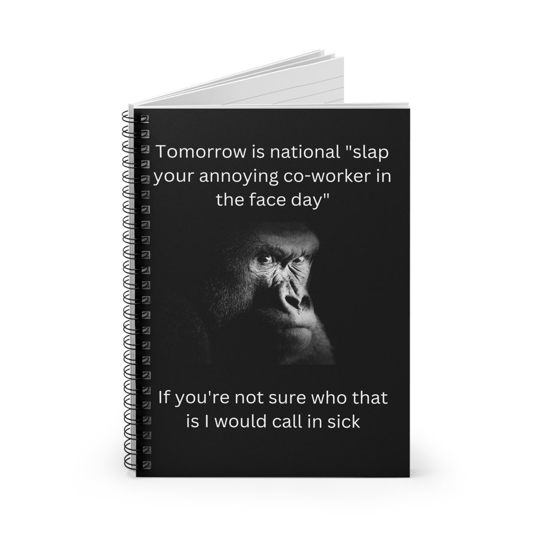 Rude Message Note Book Secret Santa Co Worker Gift Perfect - Etsy UK
