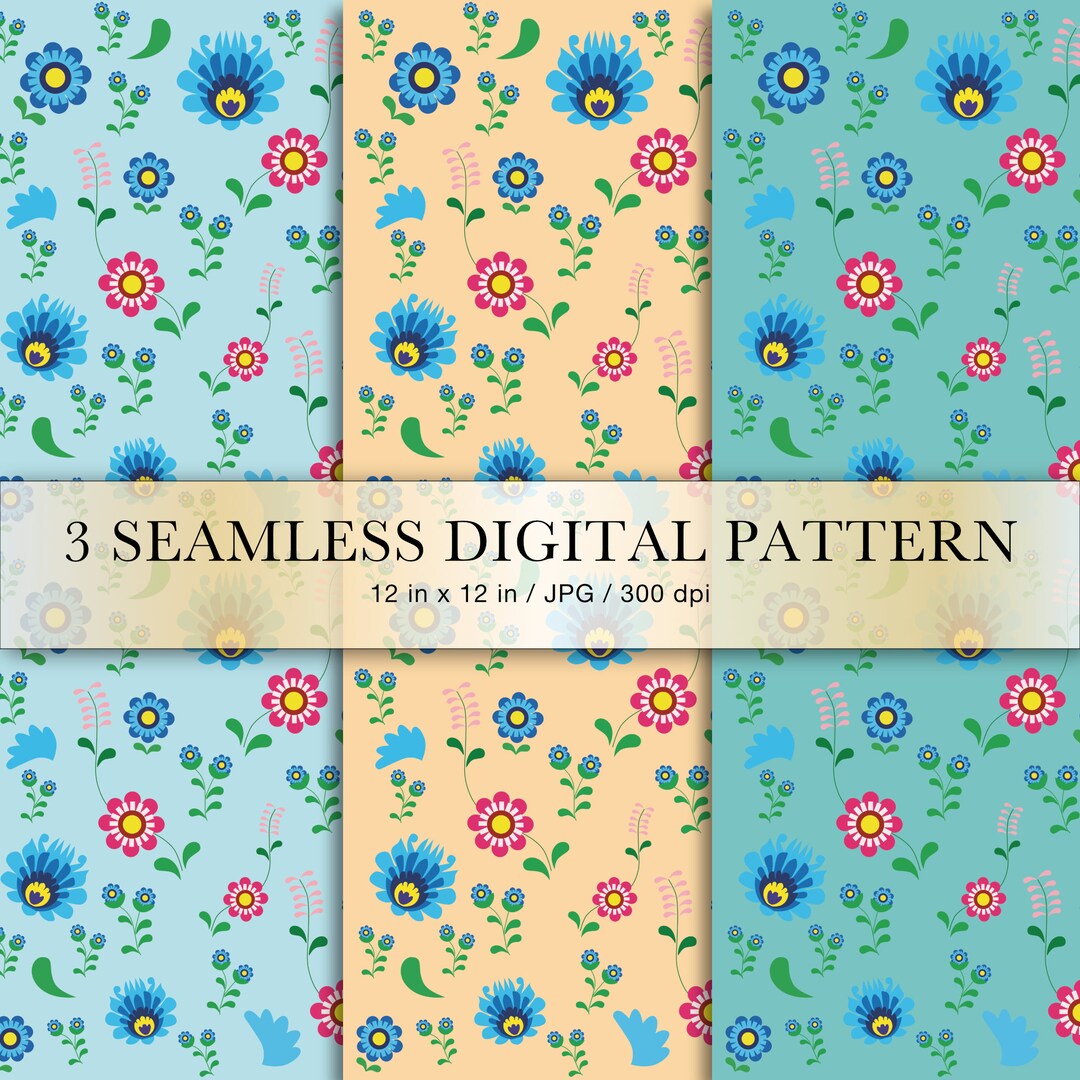 Seamless Pattern, Digital Download Pattern, Seamless Pattern Paper ...