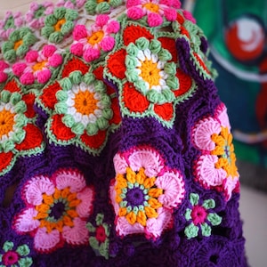 Crochet Floral Capelet Handmade, MADE TO ORDER - Etsy