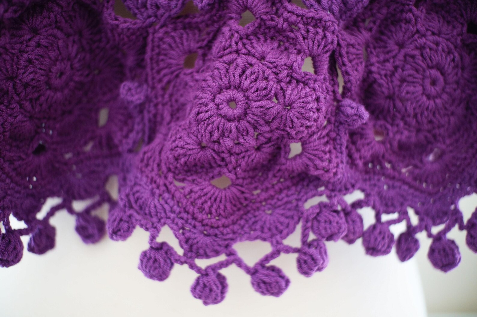 Crochet Floral Capelet Handmade, MADE TO ORDER - Etsy
