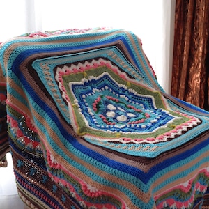 Afghan Blankets for Sale, Cosmic CAL Blanket, Ready to Ship ...