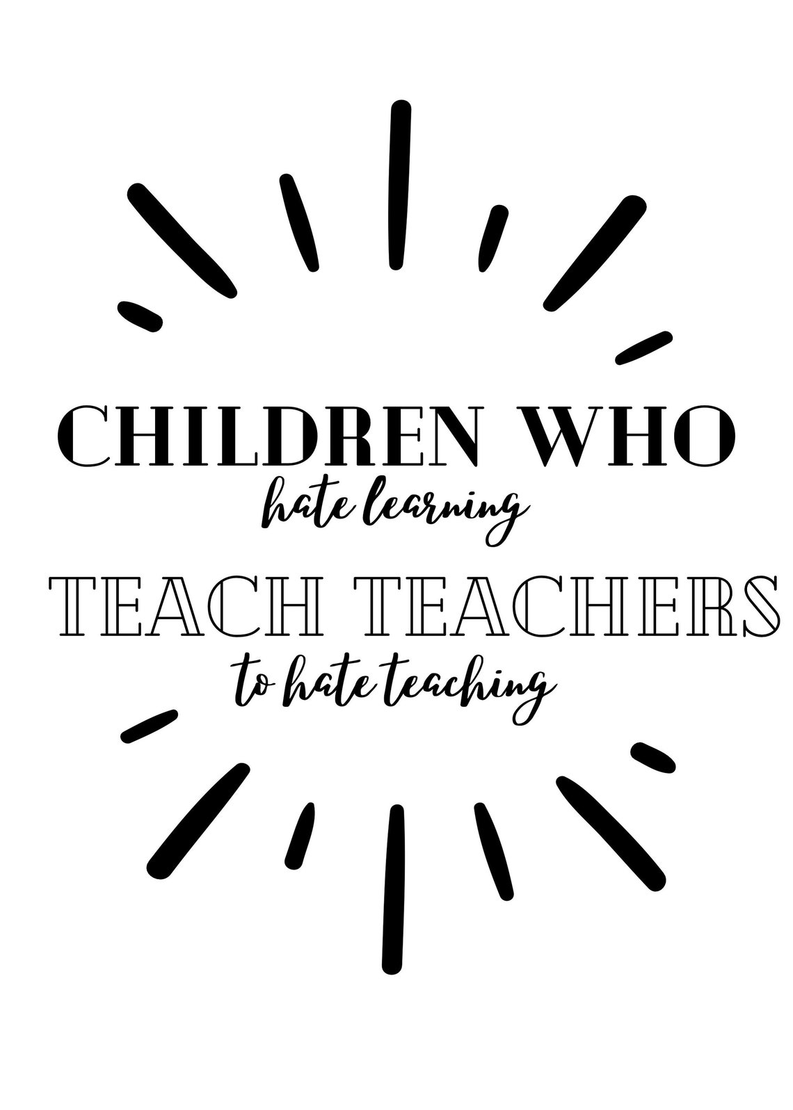 FUNNY Teacher Appreciation Printable Card, Printable Greetings Card ...