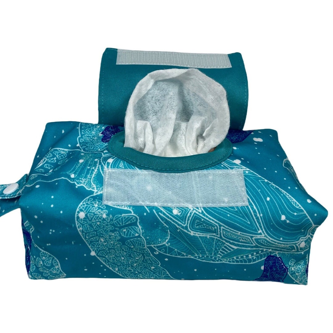 Wet Wipes Bag / Wet Wipes Box Turtles approx. 17 X 11 X 6 Cm No Drying ...