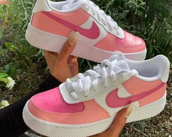 Pastel Custom AF1 Handmade Personalized Air Force Ones | Etsy