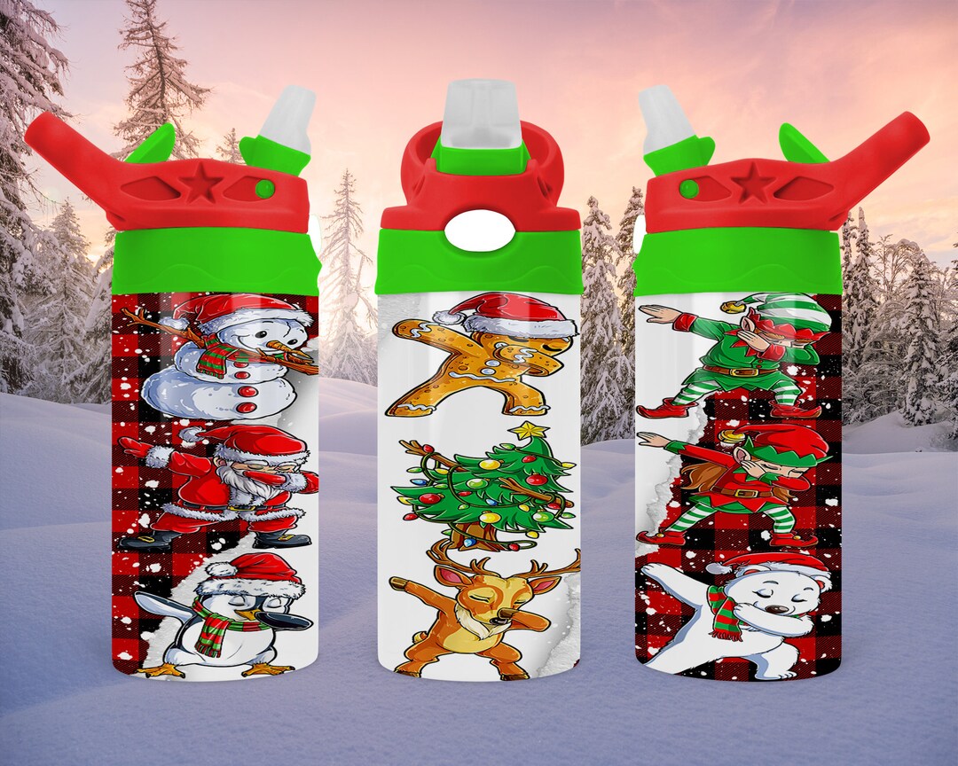 Christmas Dab Squad 12oz Kids Sippy Tumbler PNG Design - Etsy