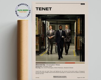 Minimalist Tenet Poster - Etsy
