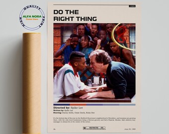 Do the Right Thing Movie Poster - Etsy