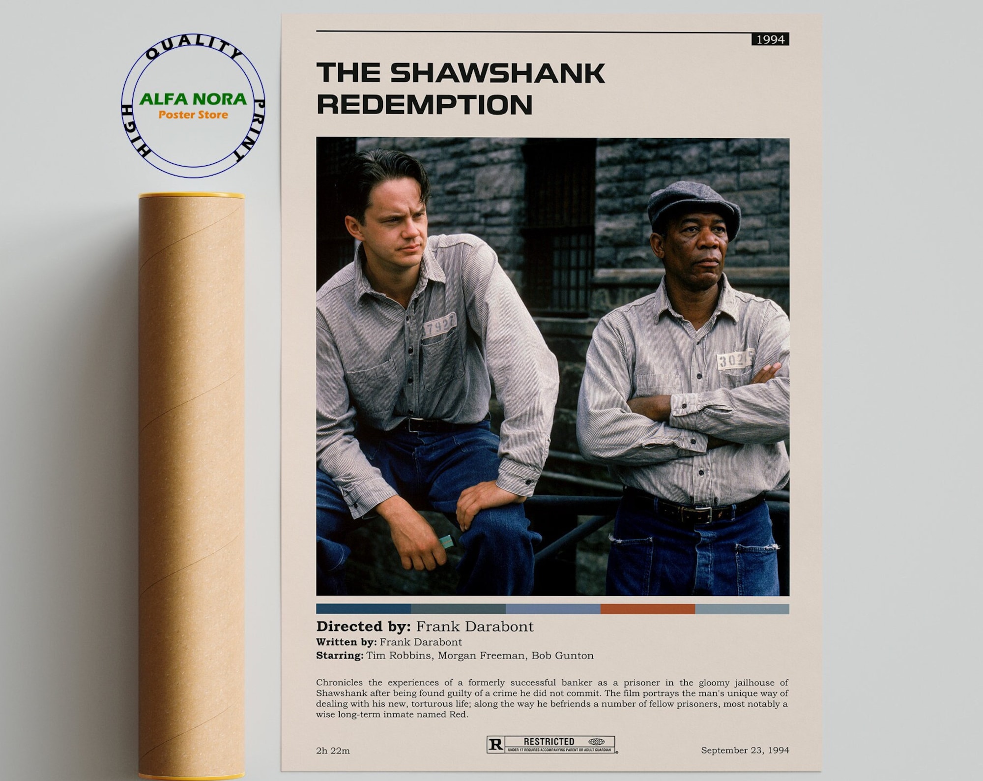 The Shawshank Redemption / Frank Darabont / Minimalist Movie Poster