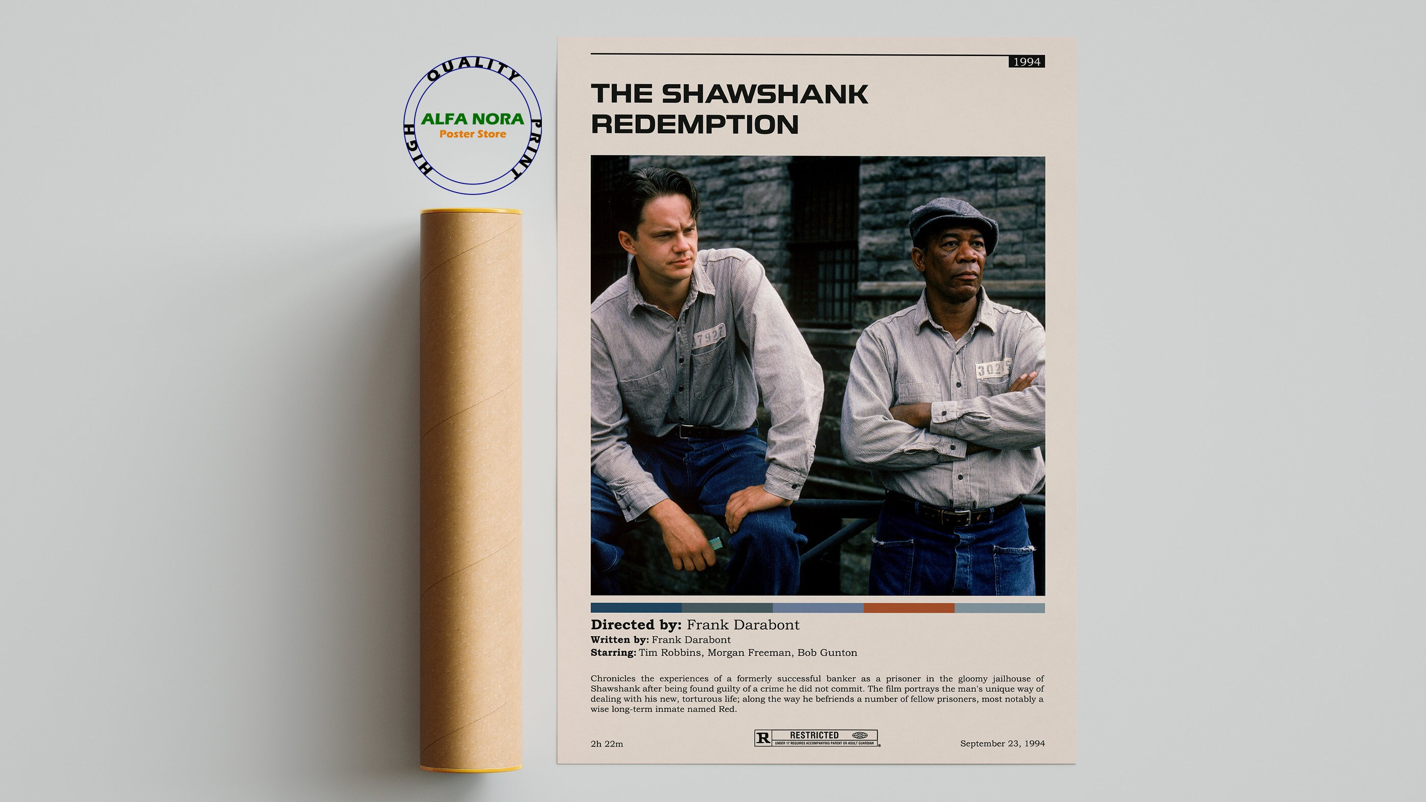 The Shawshank Redemption / Frank Darabont / Minimalist Movie Poster