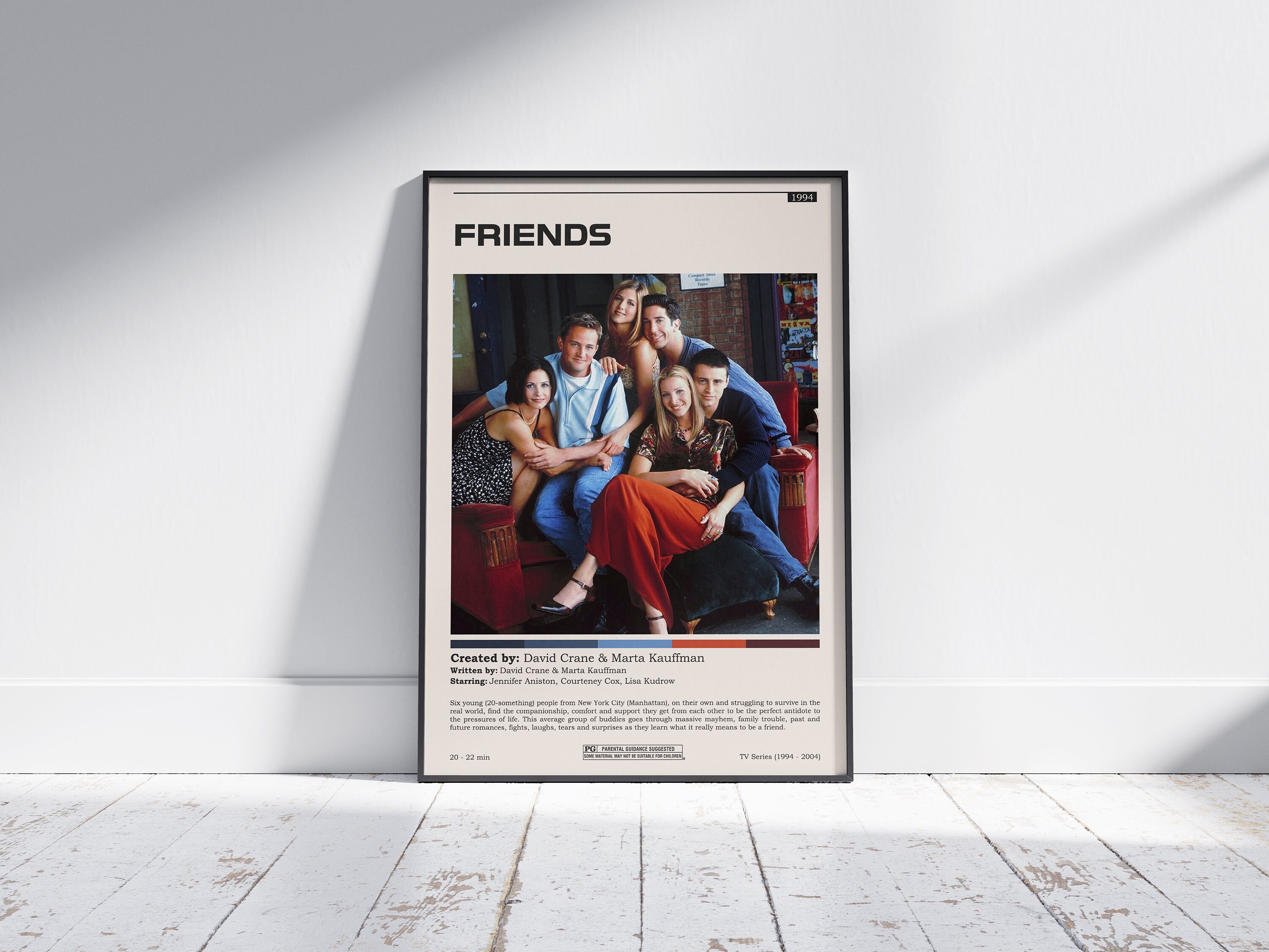 Friends Tv Show Poster / Friends Minimalist Tv Show