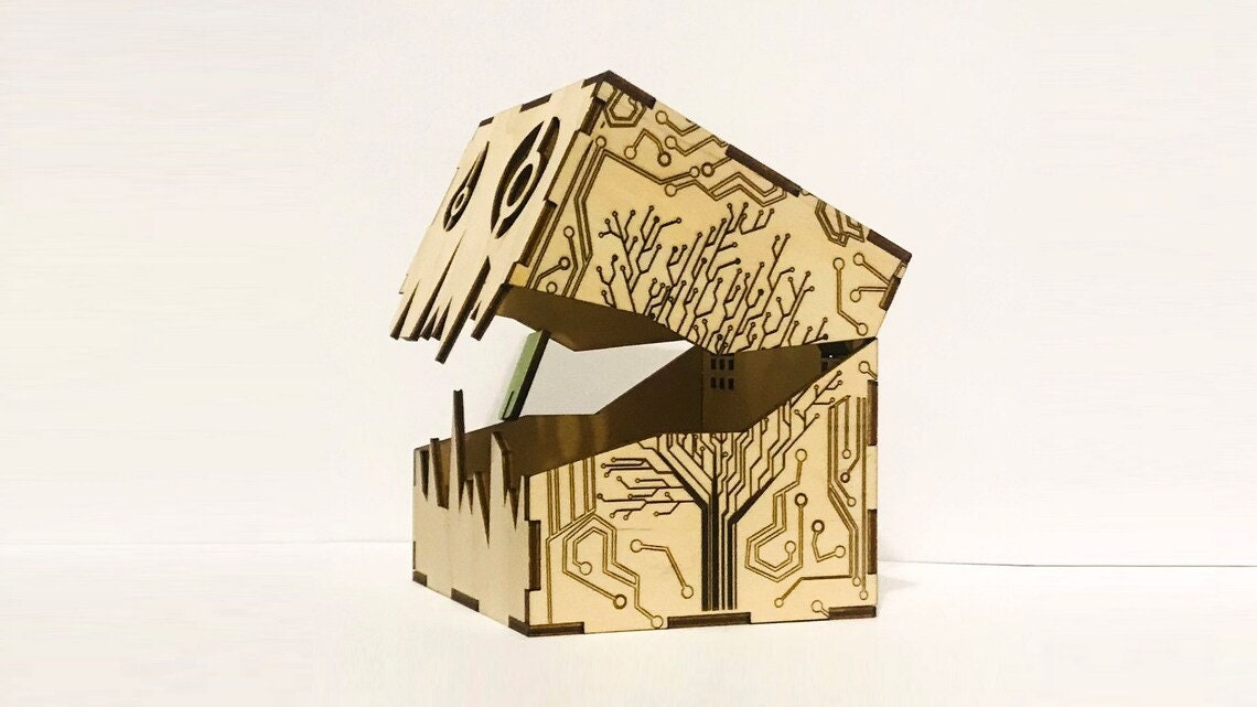 Robot Box. 3mm, 1/8inch, 4mm. Laser Cut Files SVG, PDF, CDR Digital ...