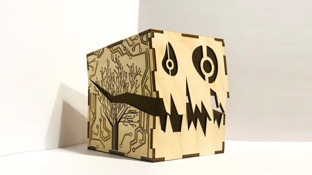 Robot Box. 3mm, 1/8inch, 4mm. Laser Cut Files SVG, PDF, CDR Digital ...