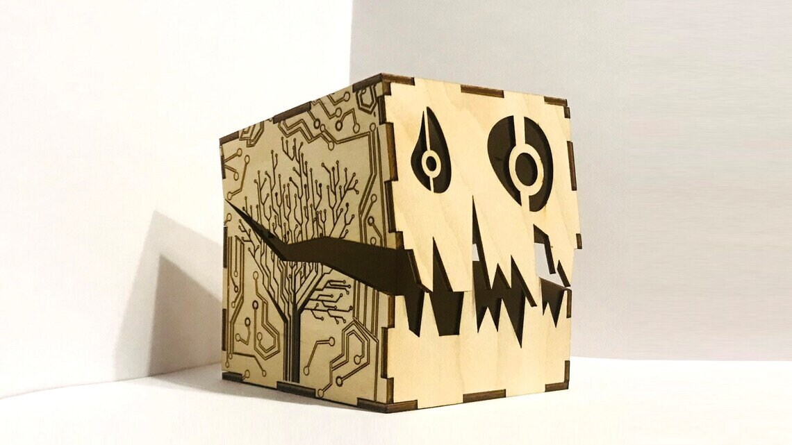 Robot Box. 3mm, 1/8inch, 4mm. Laser Cut Files SVG, PDF, CDR Digital ...