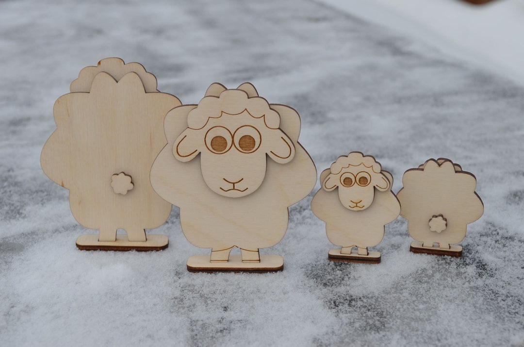 Sheep Laser Cut Files: SVG, PDF, CDR, Ai (digital Product) - Etsy Australia
