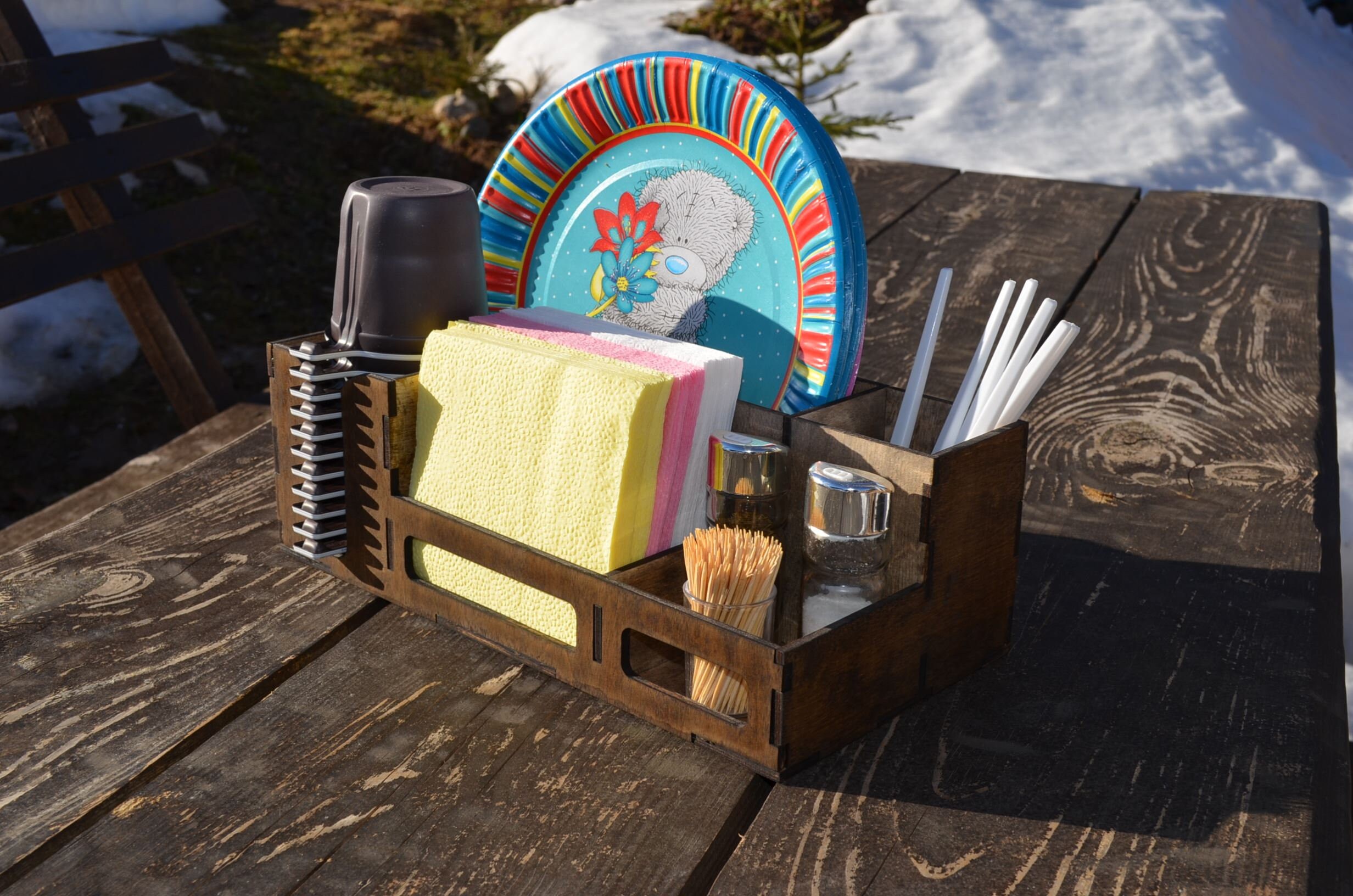 Organizer for Forks, Knives, Spoons, Napkins, Tubules.3mm, 1/8inch, 3 ...