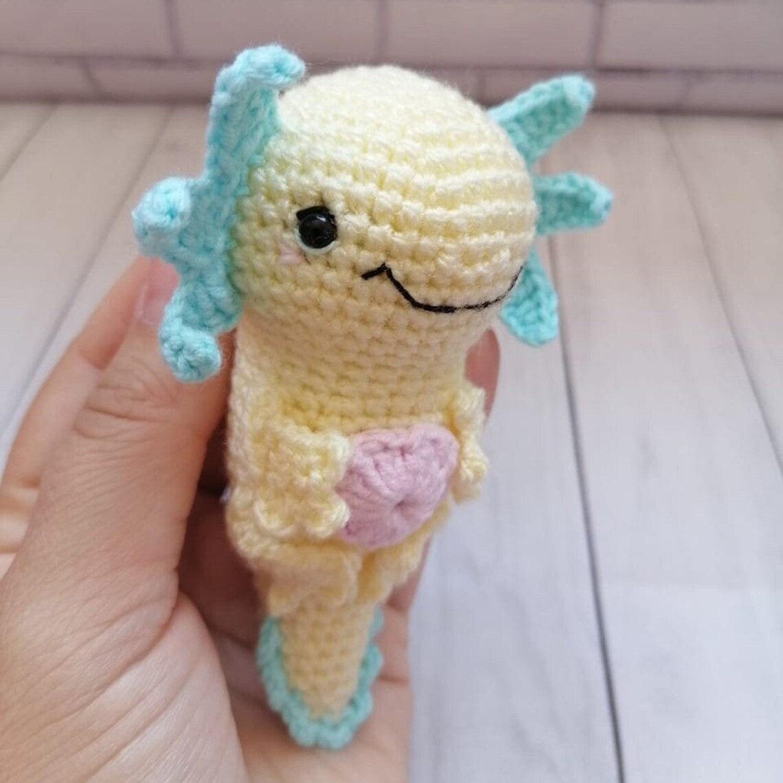 Axolotl Crochet Pattern PDF Digital Download - Etsy