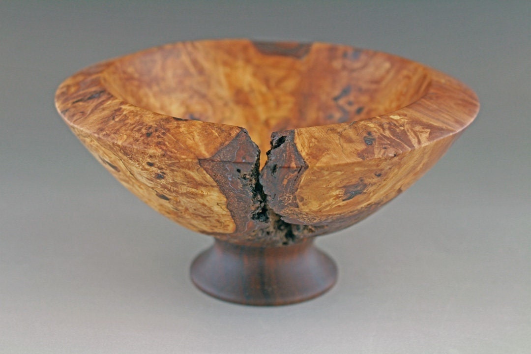 Yellow Birch Burl With Cocobolo Foot - Etsy