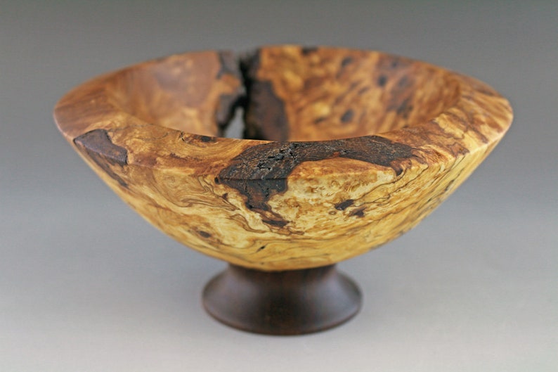 Yellow Birch Burl With Cocobolo Foot - Etsy