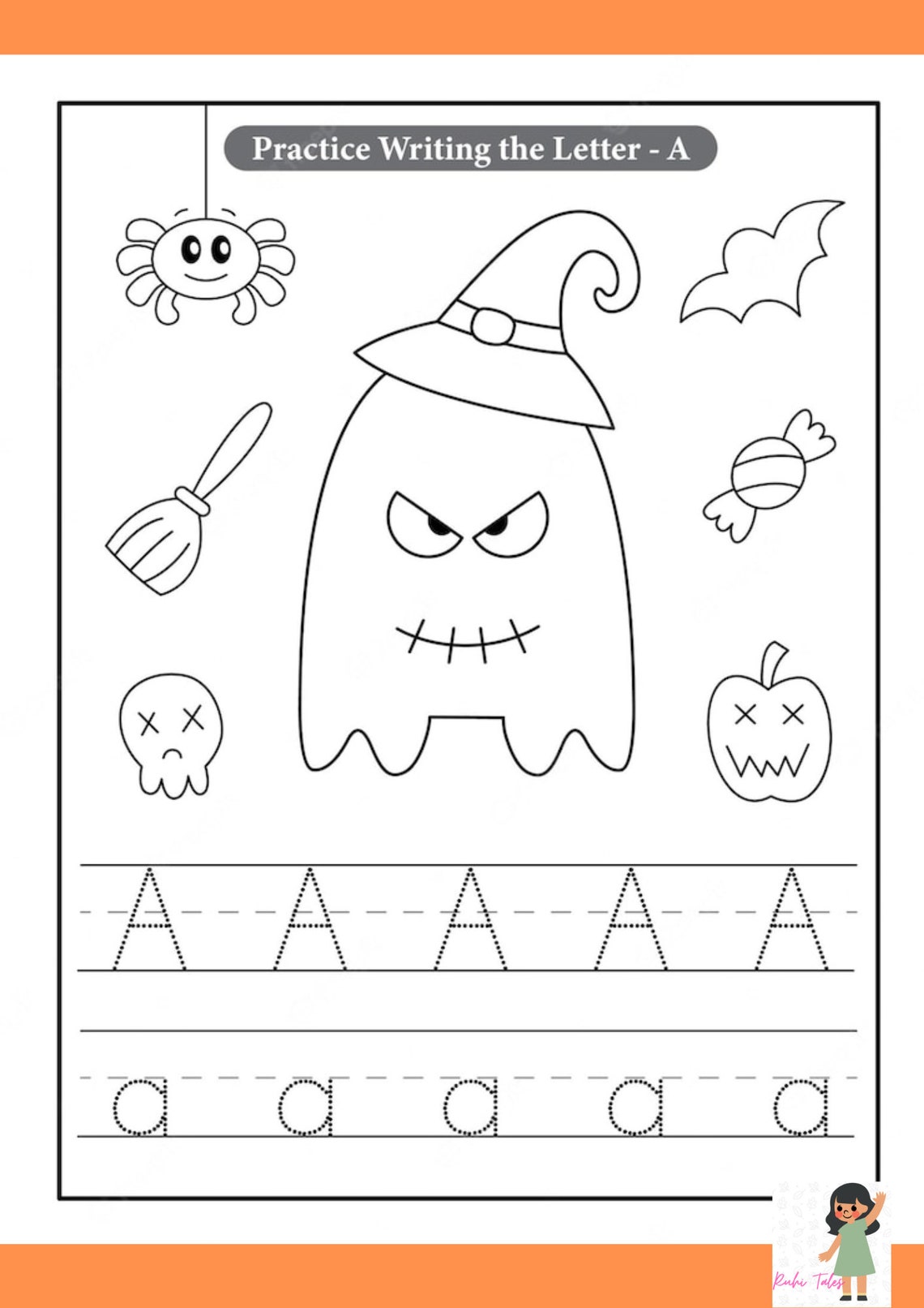 Printable Halloween Theme Halloween Alphabet Alphabet - Etsy