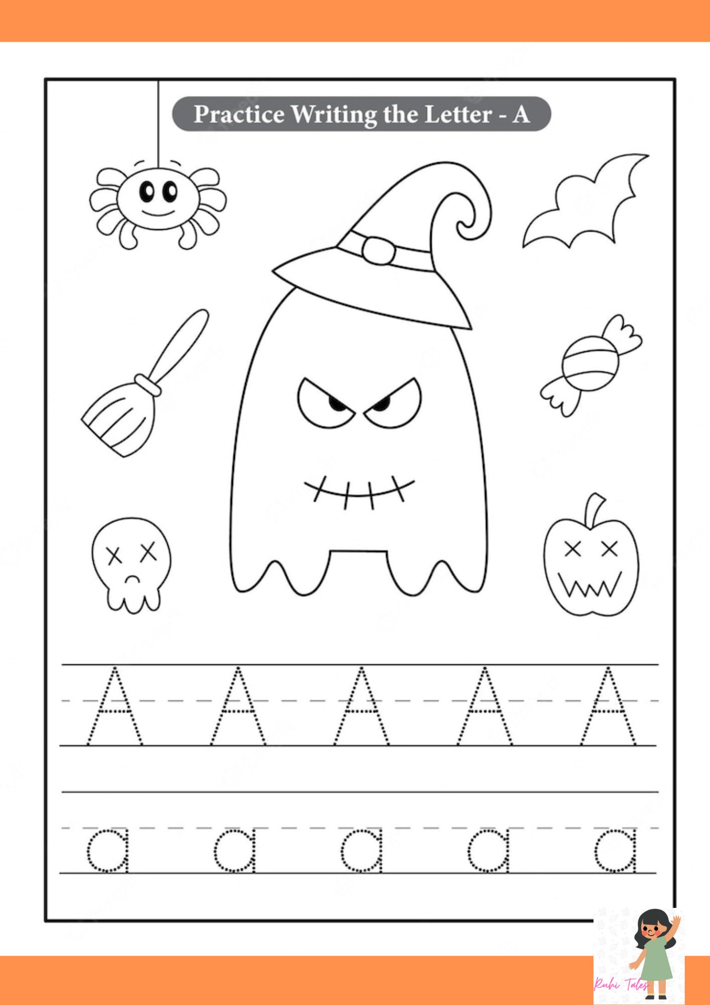 Printable Halloween Theme Halloween Alphabet Alphabet - Etsy