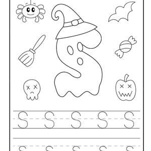 Printable Halloween Theme Halloween Alphabet Alphabet - Etsy