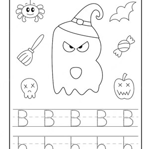 Printable Halloween Theme Halloween Alphabet Alphabet - Etsy