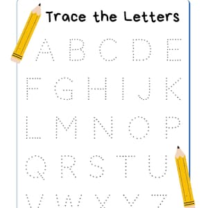 A to Z Worksheets Printable Alphabet Book Puzzle Preschool - Etsy
