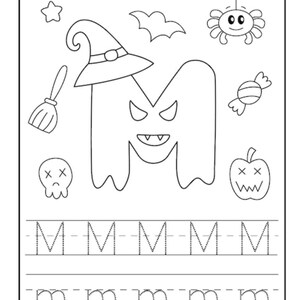 Printable Halloween Theme Halloween Alphabet Alphabet - Etsy