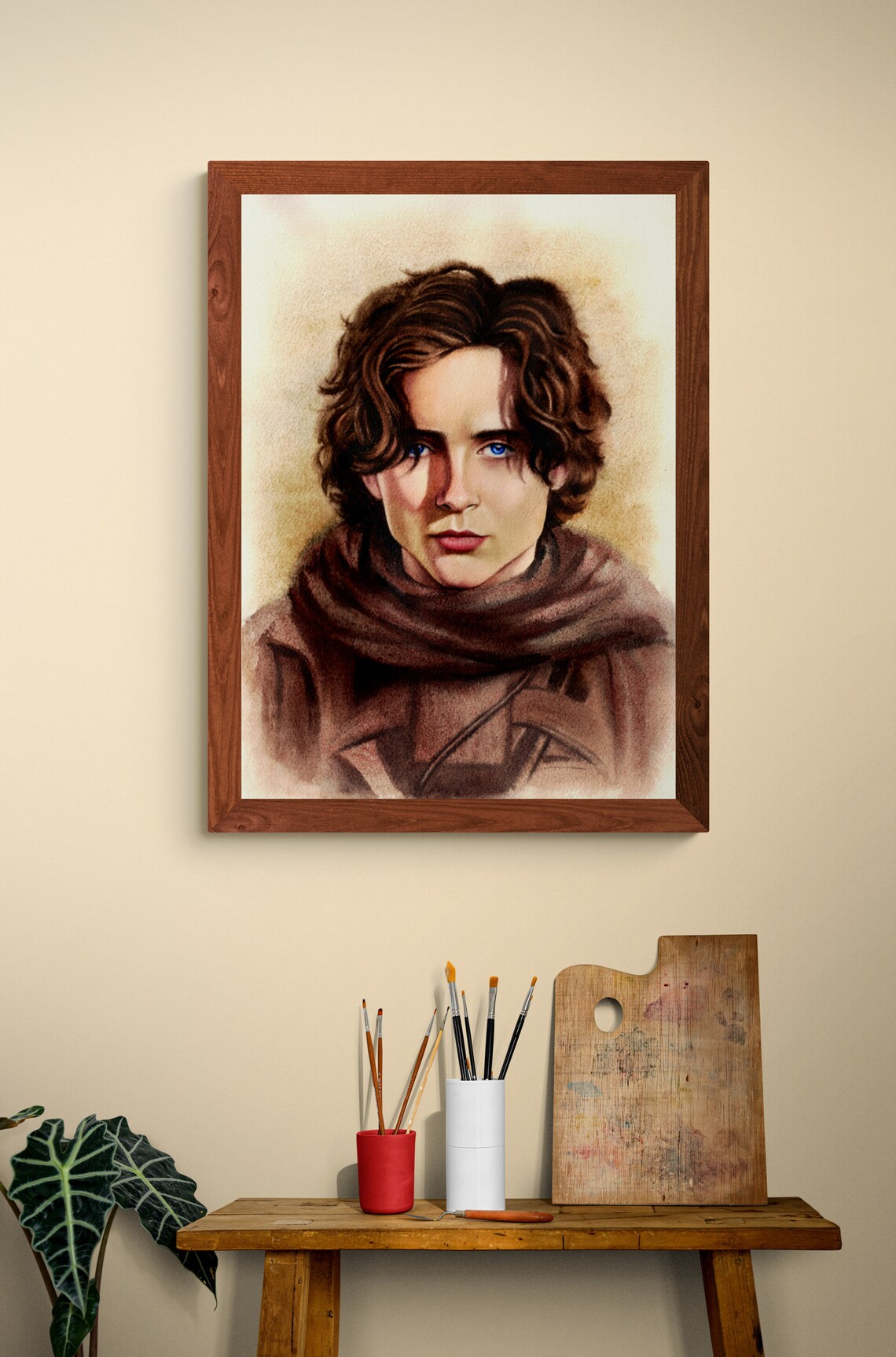 Paul Atreides, Muad'dib on Arrakis - Hand Painted Watercolor Print - Etsy
