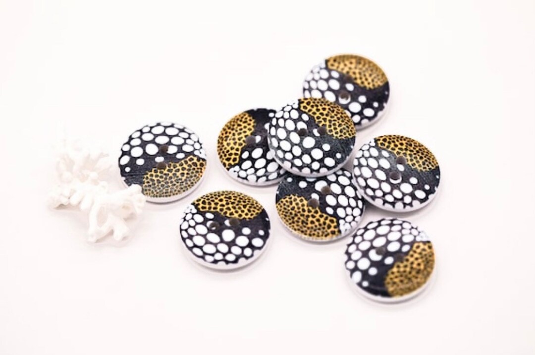 Buttons Mix Ocean Reef Fish Patterned Medium 20mm or 25mm Handmade ...