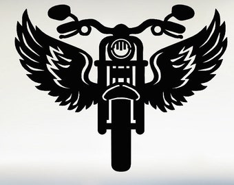 Motorcycle With Angel Wings Svg Plasma - Etsy
