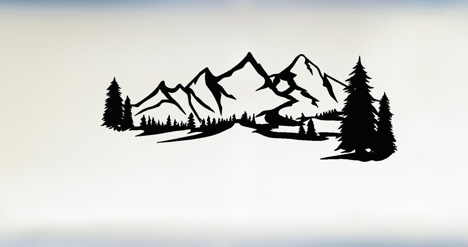 Berge Dxf Svg Png Dateien Nature Design Laser Cut Datei - Etsy.de