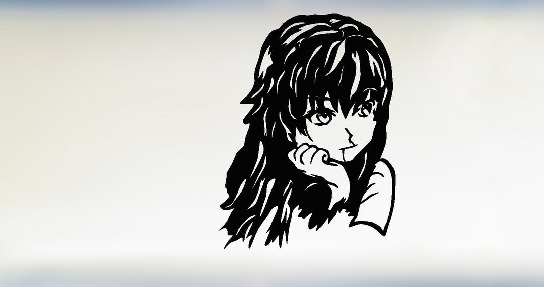 Buy Anime Dxf Svg Png Files Anime Girl Svg Anime Girl Png Online in ...