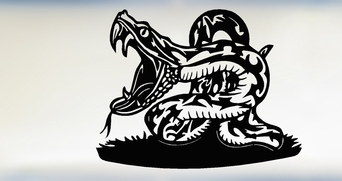 Copperhead Svg Dxf Png Files Copperhead Snake Serpent Laser - Etsy UK