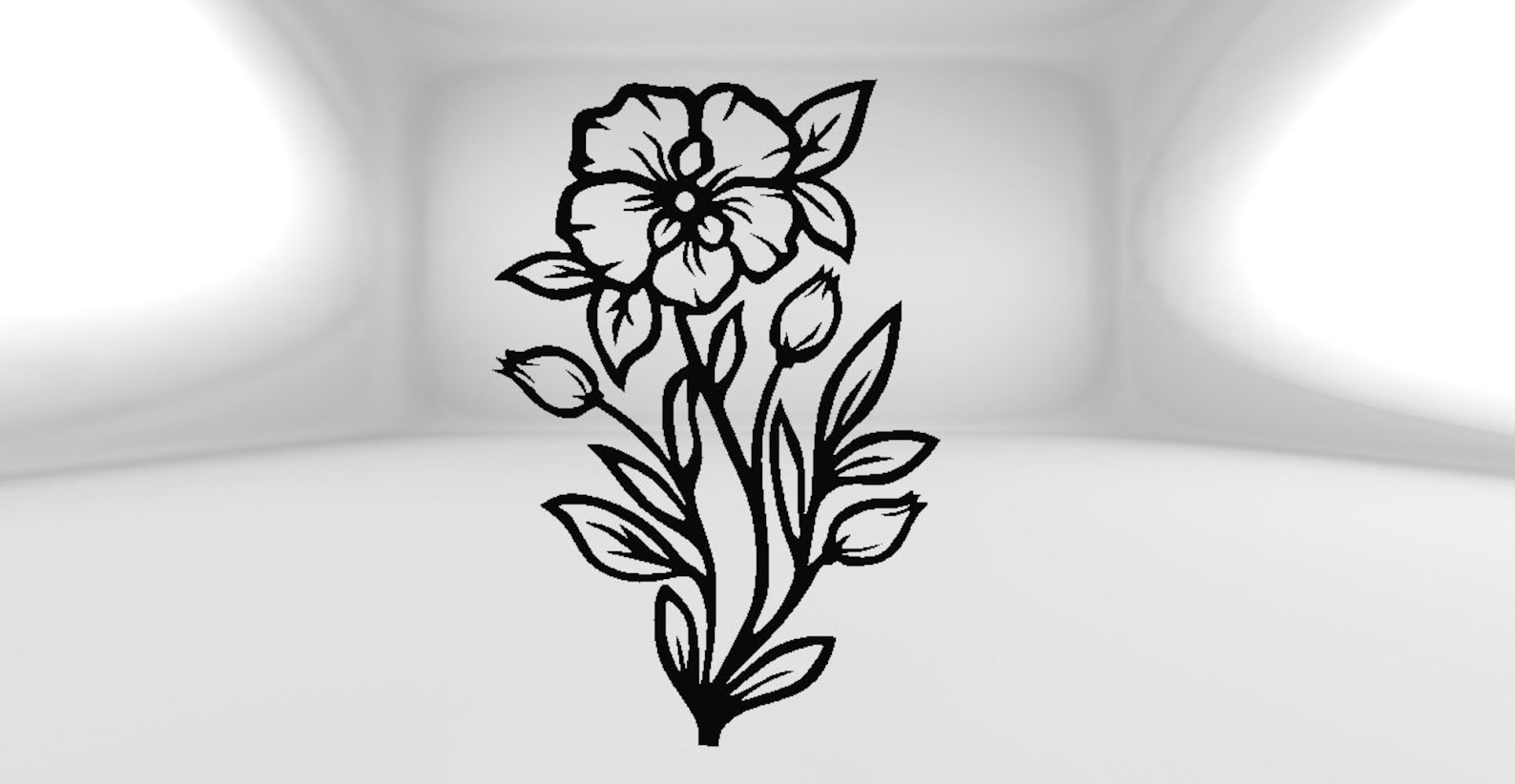Flor Dxf SVg Png Archivos corte láser Flor Flores Floral - Etsy México