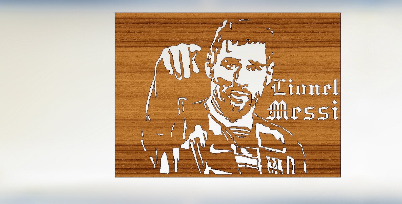 Lionel Messi Svg Dxf Files Laser Cut Football Cnc Cutting - Etsy Canada