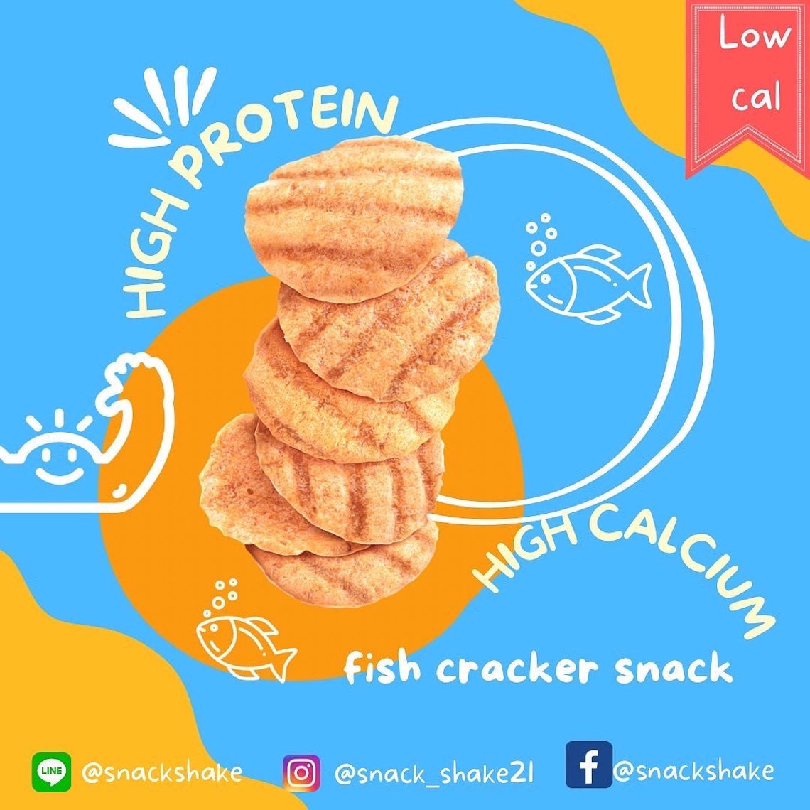 Snackshake Fish Cracker healthy Snack by Vacuum Fried - Etsy