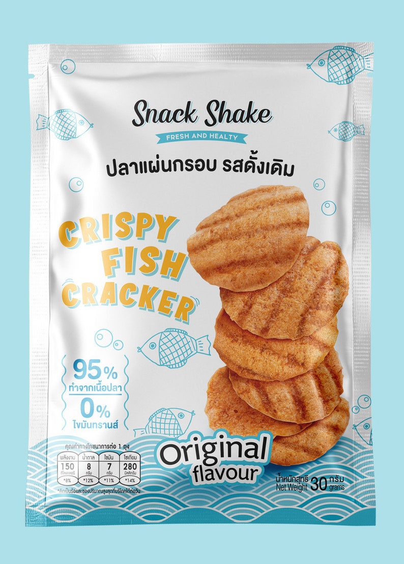 Snackshake - Fish Cracker (healthy Snack by Vacuum Fried) - Etsy