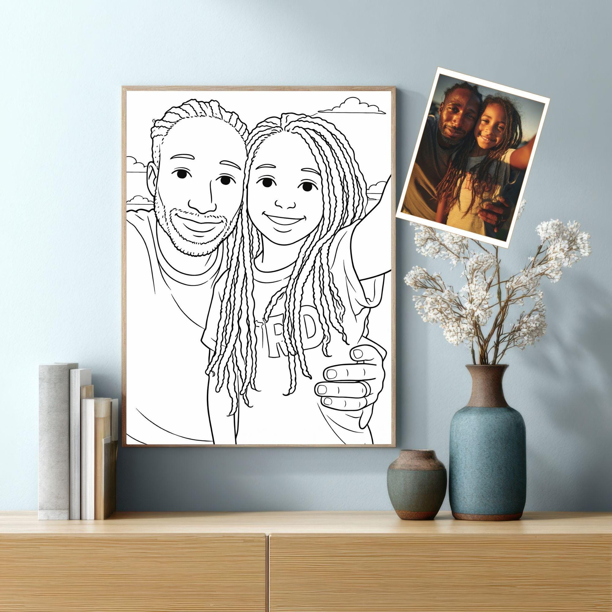 Custom Coloring Page From Photo Custom Coloring Book From Photos ...