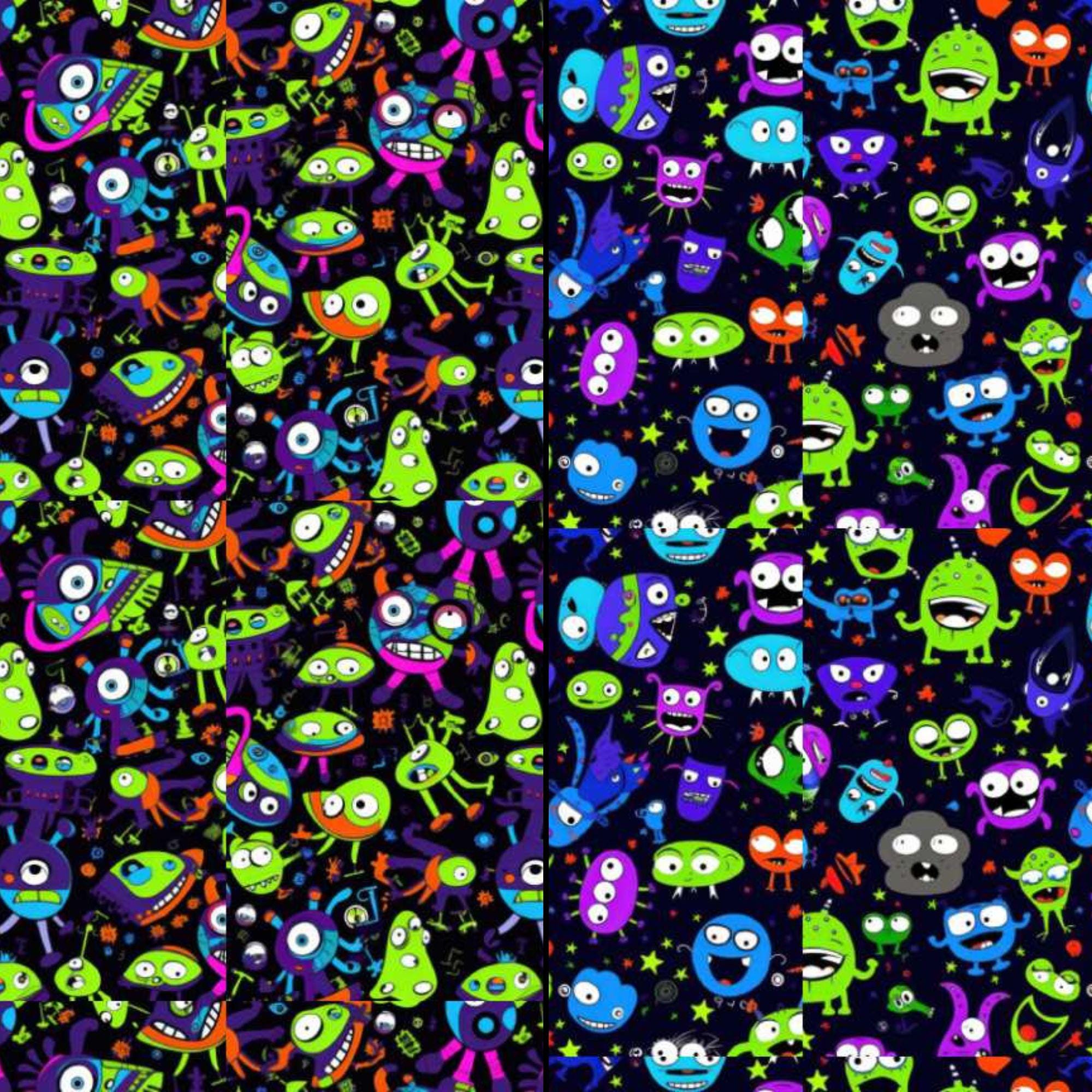 Cartoon Background Digital Paper | Fun Cartoon Pattern | Scrapbook ...