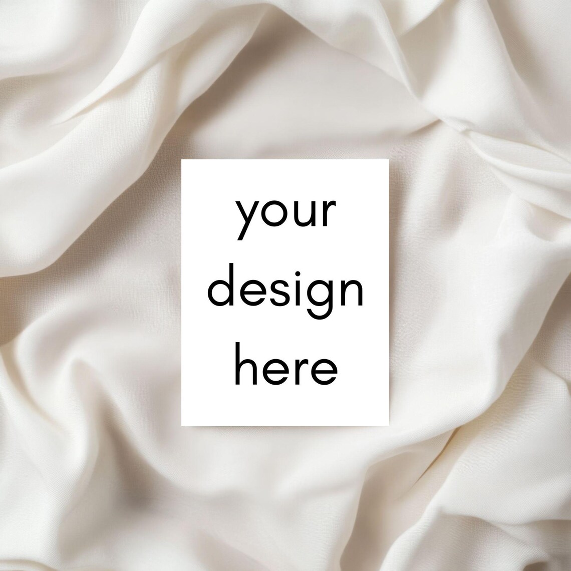 20 Plain White Invitation Mockup Template | Minimalist Card Display for ...