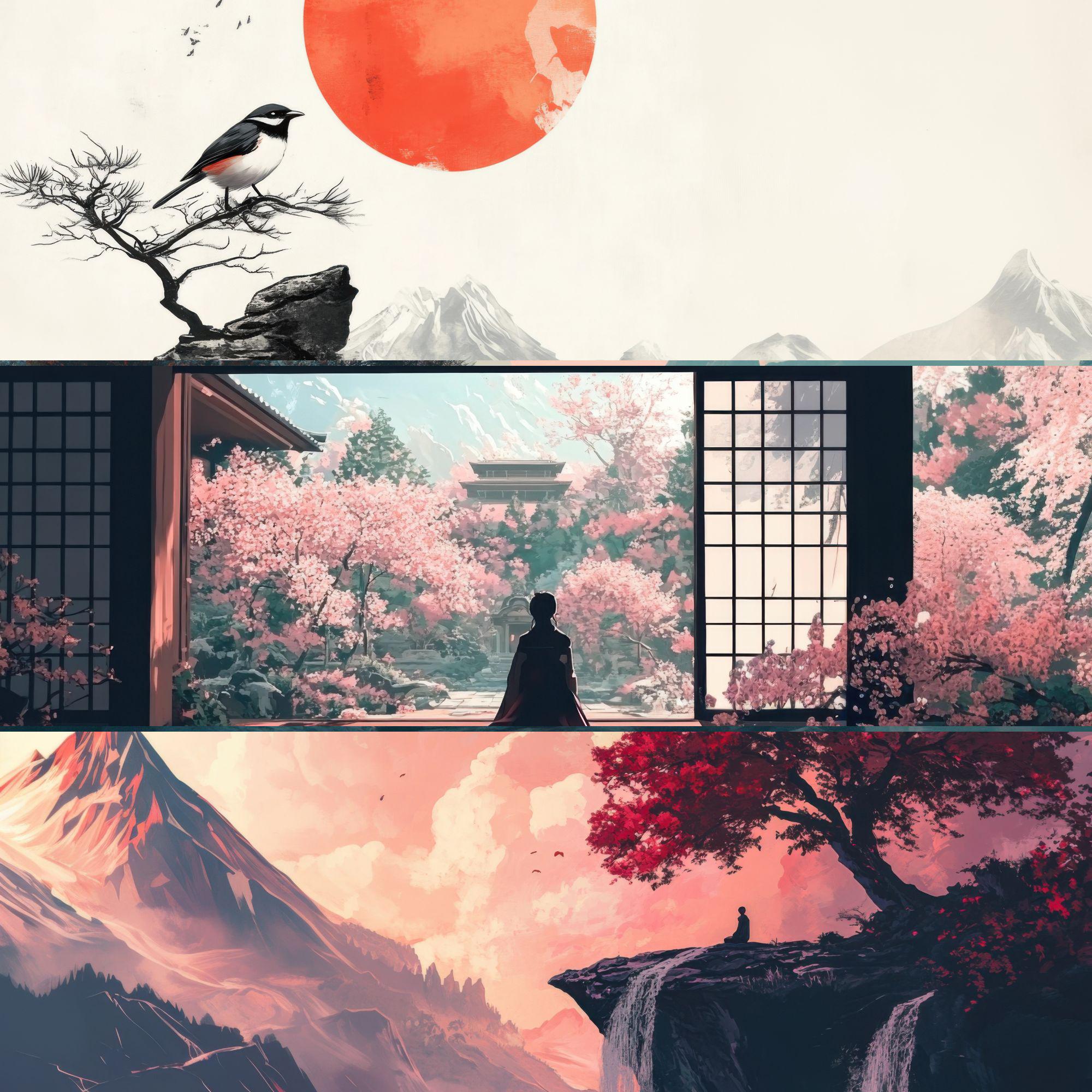Japandi Aesthetic Desktop Wallpaper | Minimalist Japandi Digital ...