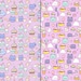 Cartoon Background Digital Paper | Fun Cartoon Pattern | Scrapbook ...