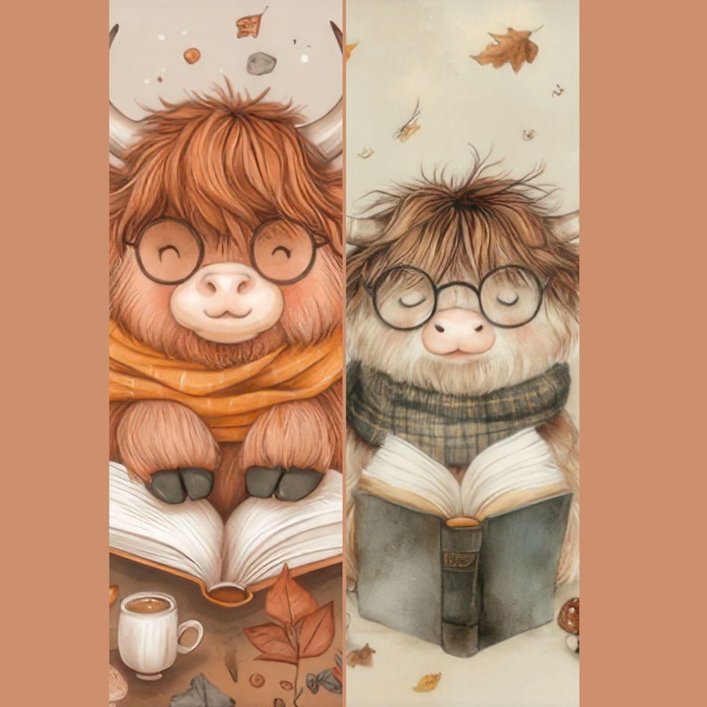 8 Farm Animal Bookmark Set | Printable Cow, Horse, Chicken & Sheep ...