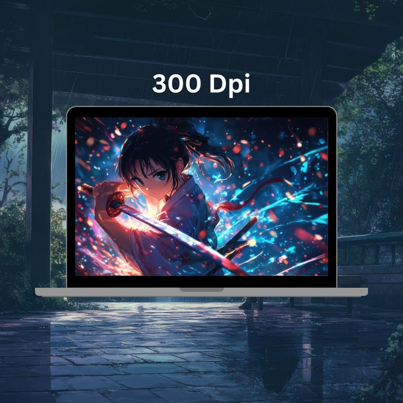 3 Aesthetic Anime Desktop Wallpaper | Digital Anime Background for PC ...