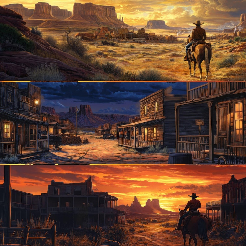 Western Wallpaper Digital Download | Rustic Western Aesthetic Desktop ...